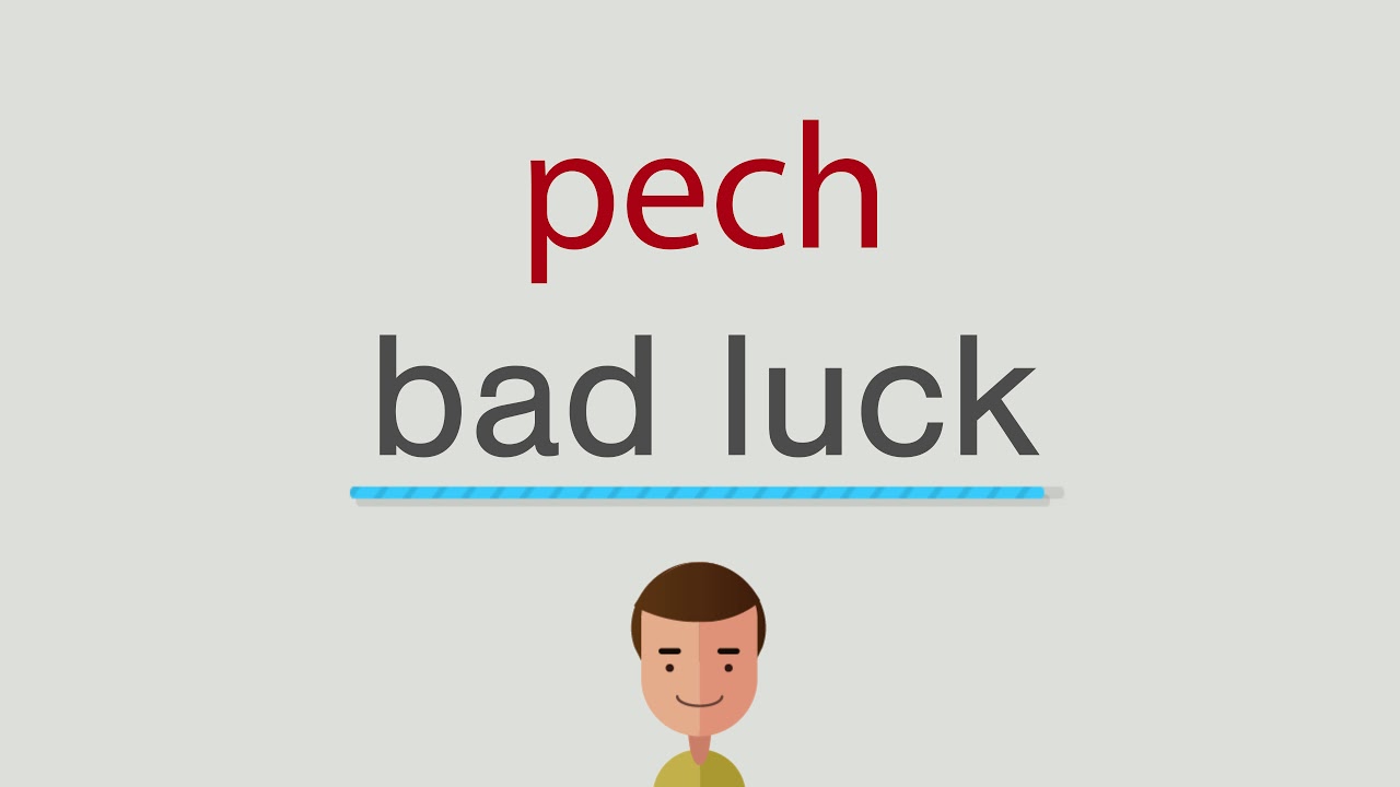 Wie heißt pech auf englisch - YouTube