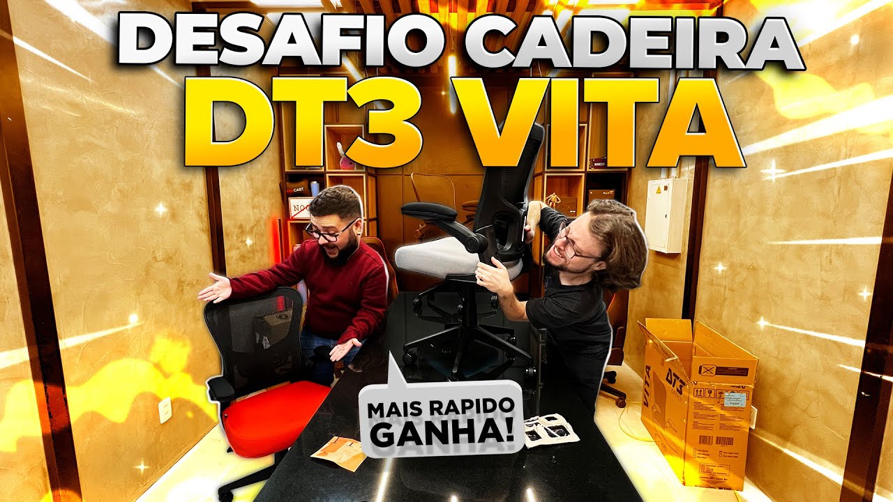 Montagem Tripla da DT3 Office Vita: A Melhor por Menos de 550 Reais ...