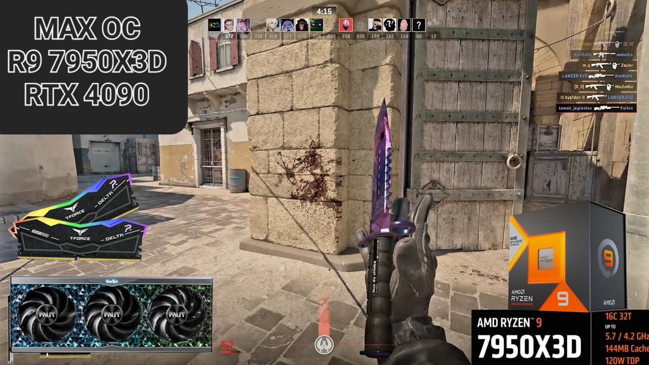 CS2 Dust 2 DM | RTX 4090 with 7950X3D - 1440p High/Low Optimal Settings ...