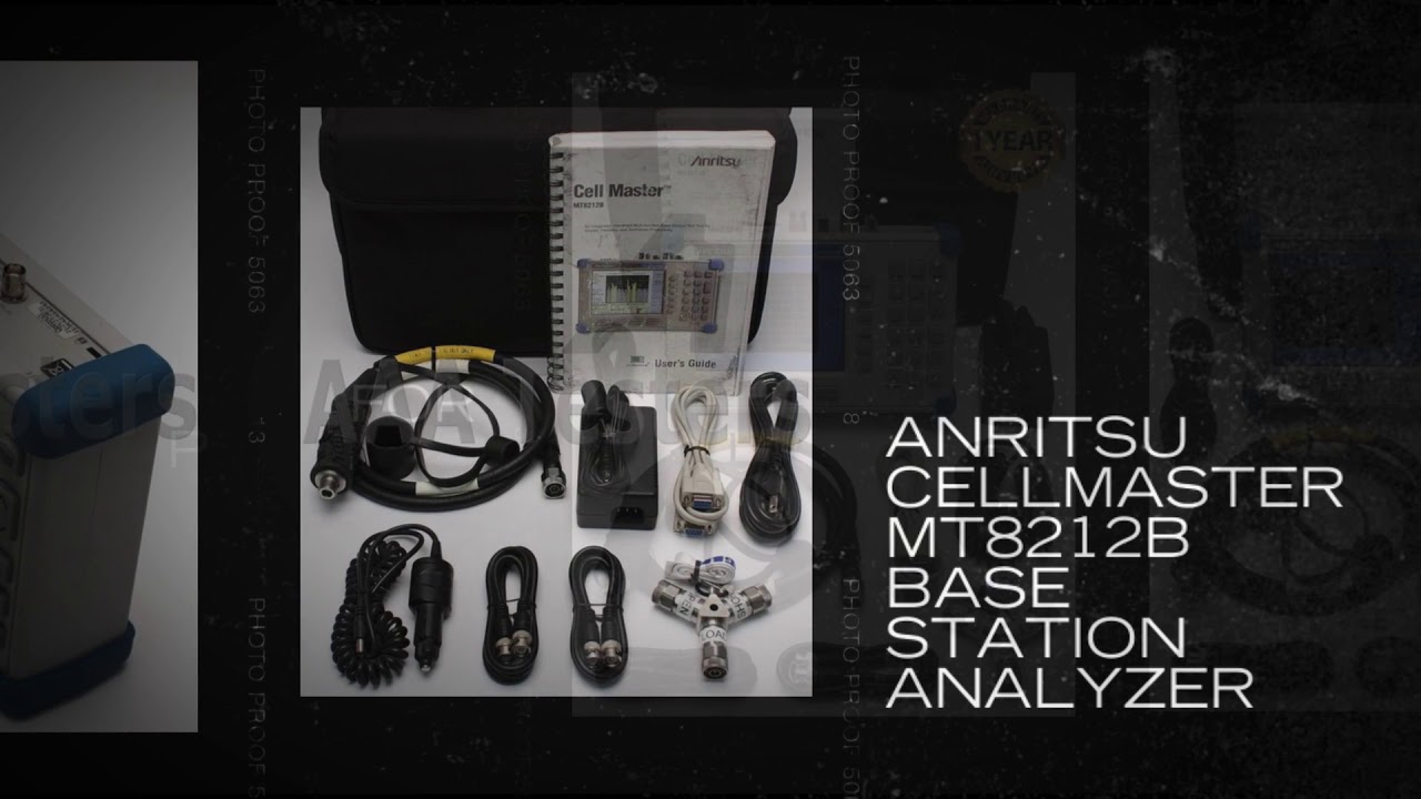 Anritsu CellMaster MT8212B Base Station Analyzer - YouTube