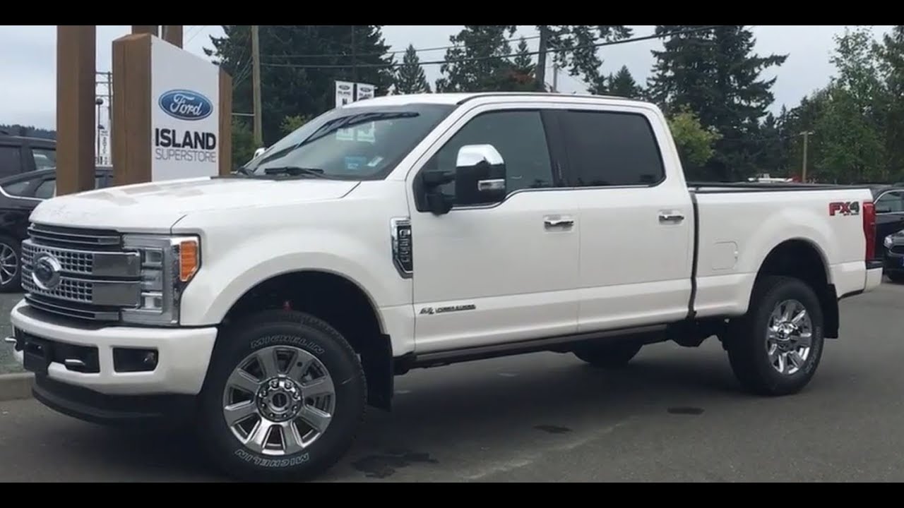 2017 Ford F-350 Platinum FX4 Ultimate V8 Diesel SuperCrew W/ Nav Review ...