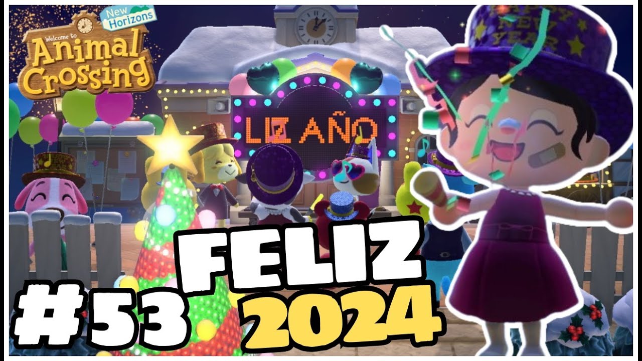 NOCHEVIEJA EN HEIMA ¡Feliz Año 2024!🥂 #53 | ANIMAL CROSSING NEW ...