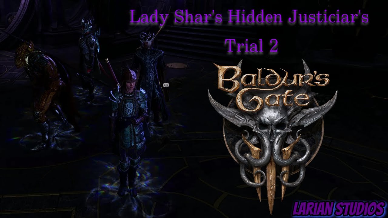 Baldur's Gate 3 - Lady Shar's Trial The 2nd - Solo Dragonborn - YouTube