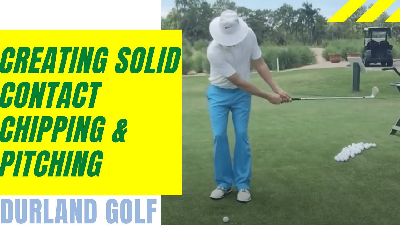 GOLF TIP | Creating Solid Contact Chipping & Pitching - YouTube