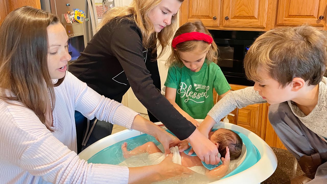 Josies First Bath Live Youtube