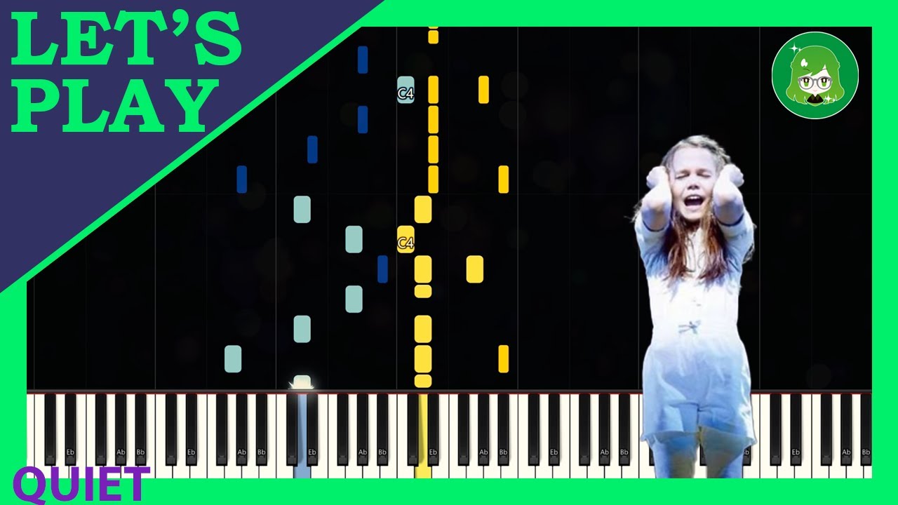 Quiet from Matilda the Musical [Synthesia Piano Tutorial - Let's Play ...