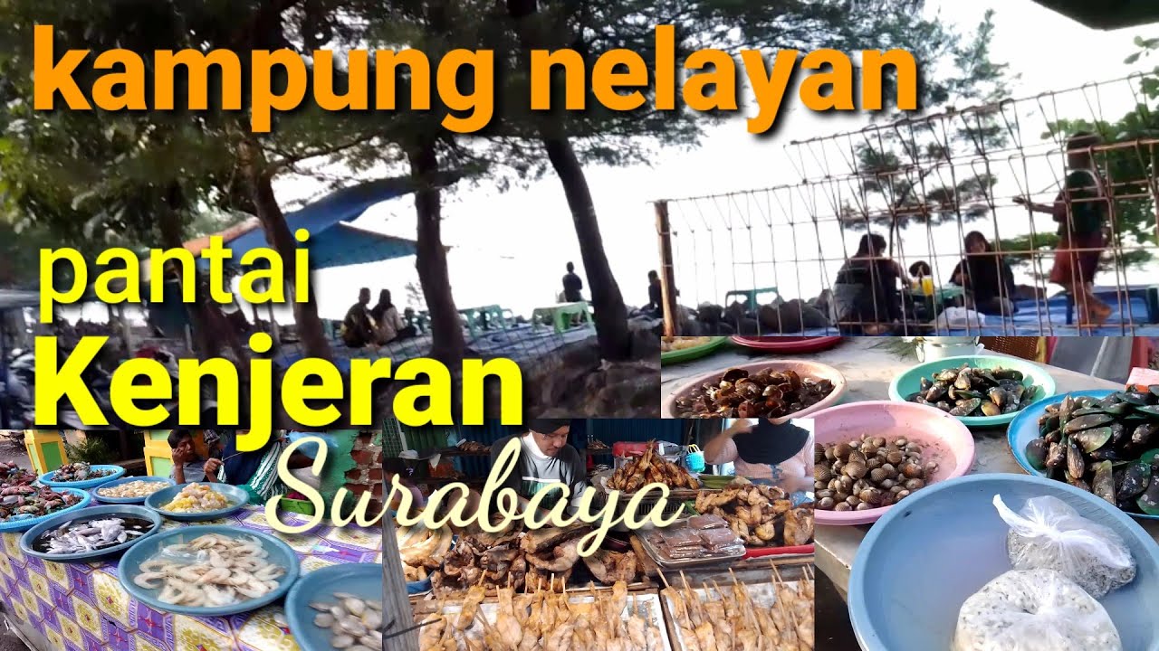 Vlog || review || kampung nelayan pantai Kenjeran - YouTube