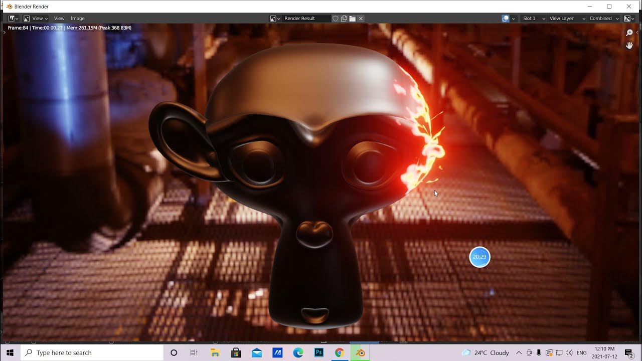 Blender 2.93 Chinese tutorial : Procedural dissolving effect animation. 程序烧毁动画中文教程 - YouTube