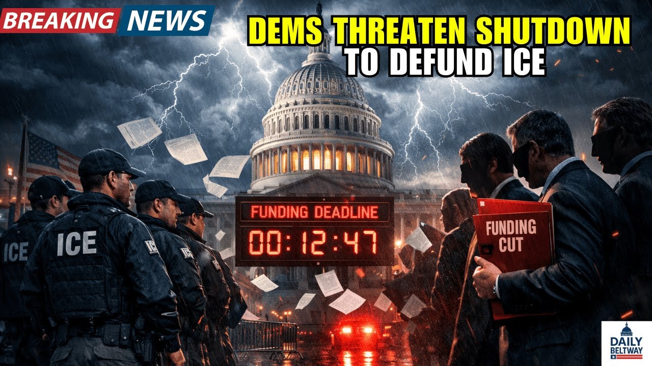 Democrats Threaten Government SHUTDOWN to Defund ICE - YouTube