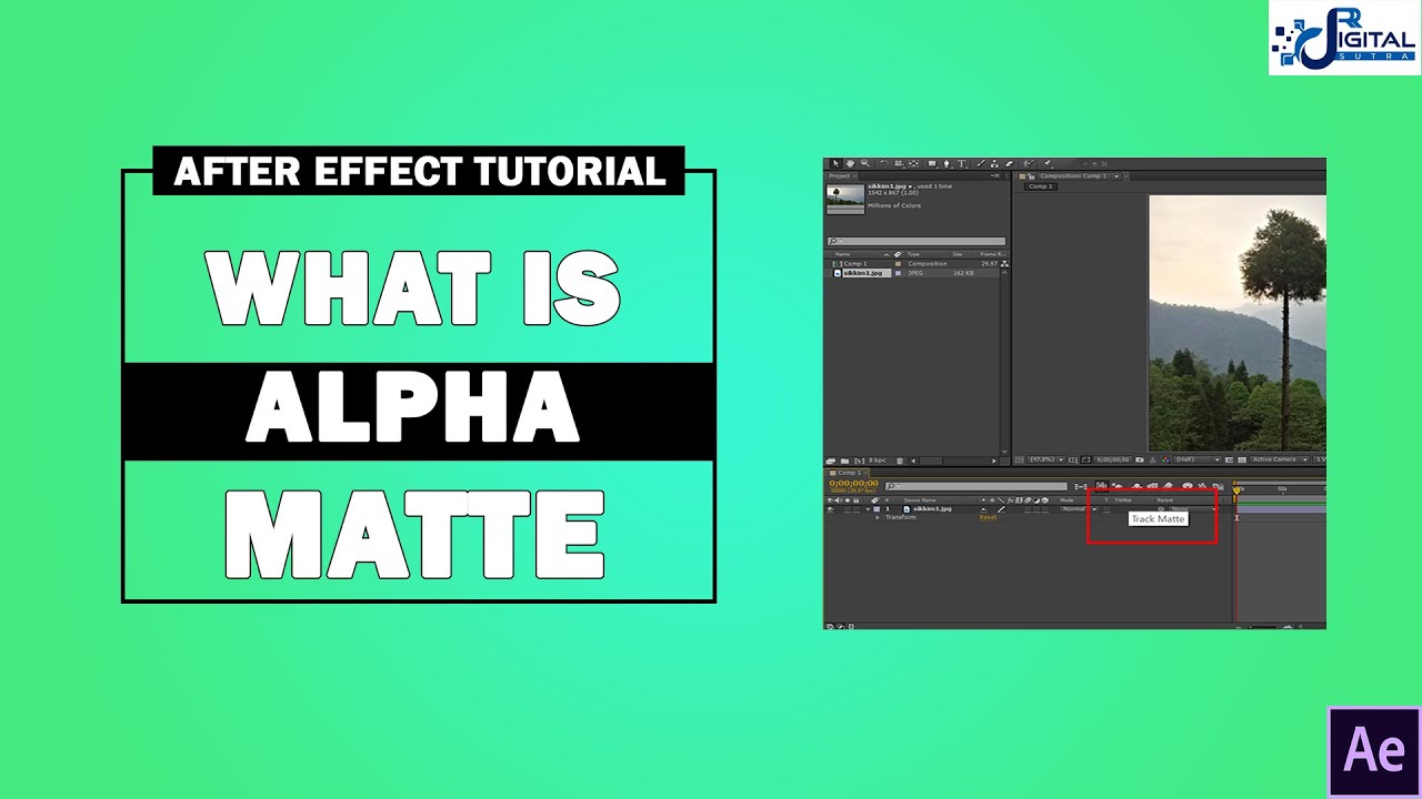 WHAT IS ALPHA MATTE IN ADOBE AFTER EFFECTS | ALPHA MATTE TRANSITIONS ...