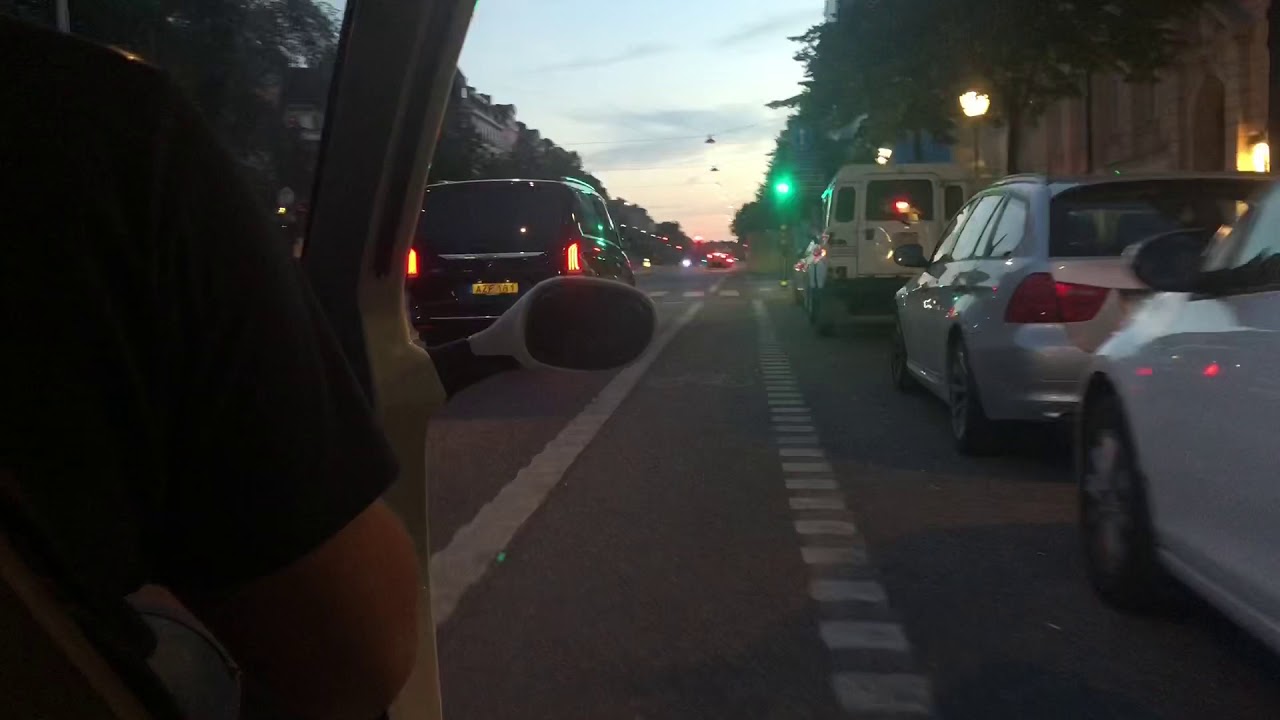 Riding a podtaxi through Stockholm city - YouTube