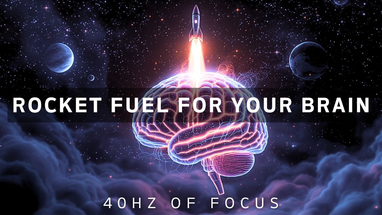 Laser FOCUS Now! 🚀 3 Hrs Supercharged Study with 40 Hz Beats 🎧 - YouTube