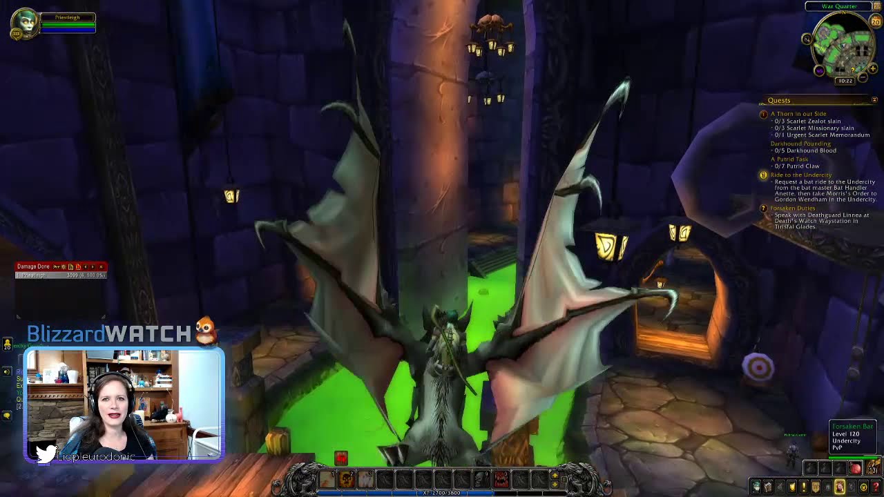 Anna plays WoW: Undead Horde-side leveling and chat - YouTube