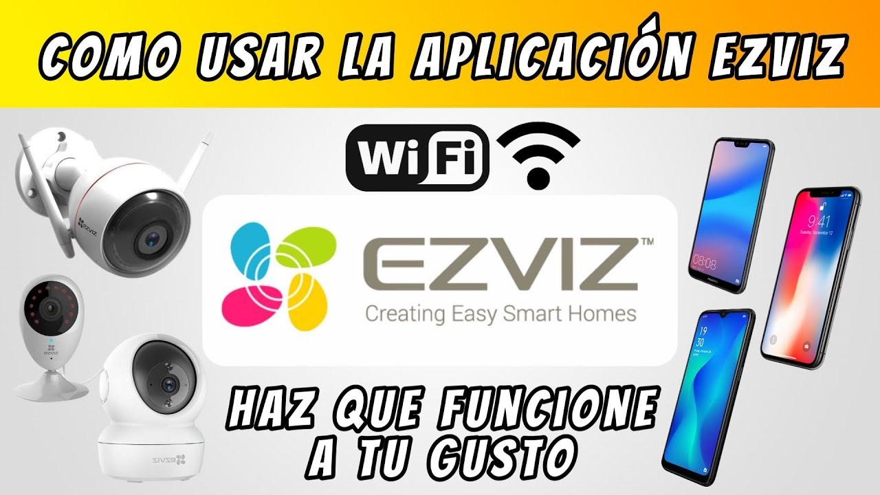 Como Usar APP EZVIZ y Configurar Funciones más Importantes - YouTube