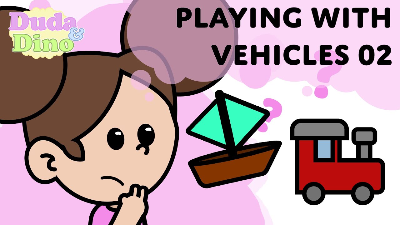 Duda & Dino - Explore Vehicles: The Boat 🚤 & Train 🚂 Adventure for Kids ...