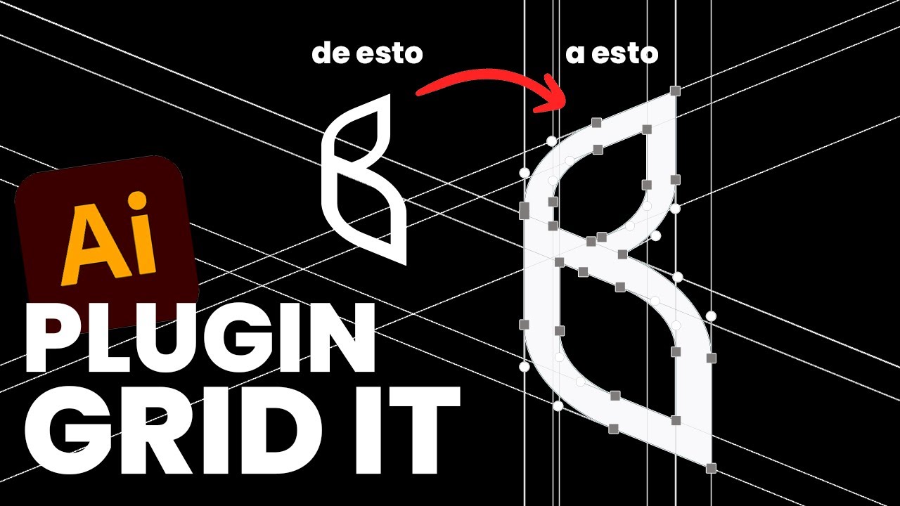 PLUGIN para hacer grillas en ADOBE ILLUSTRATOR 👨🏻‍💻😱 / GRID IT plugin ...