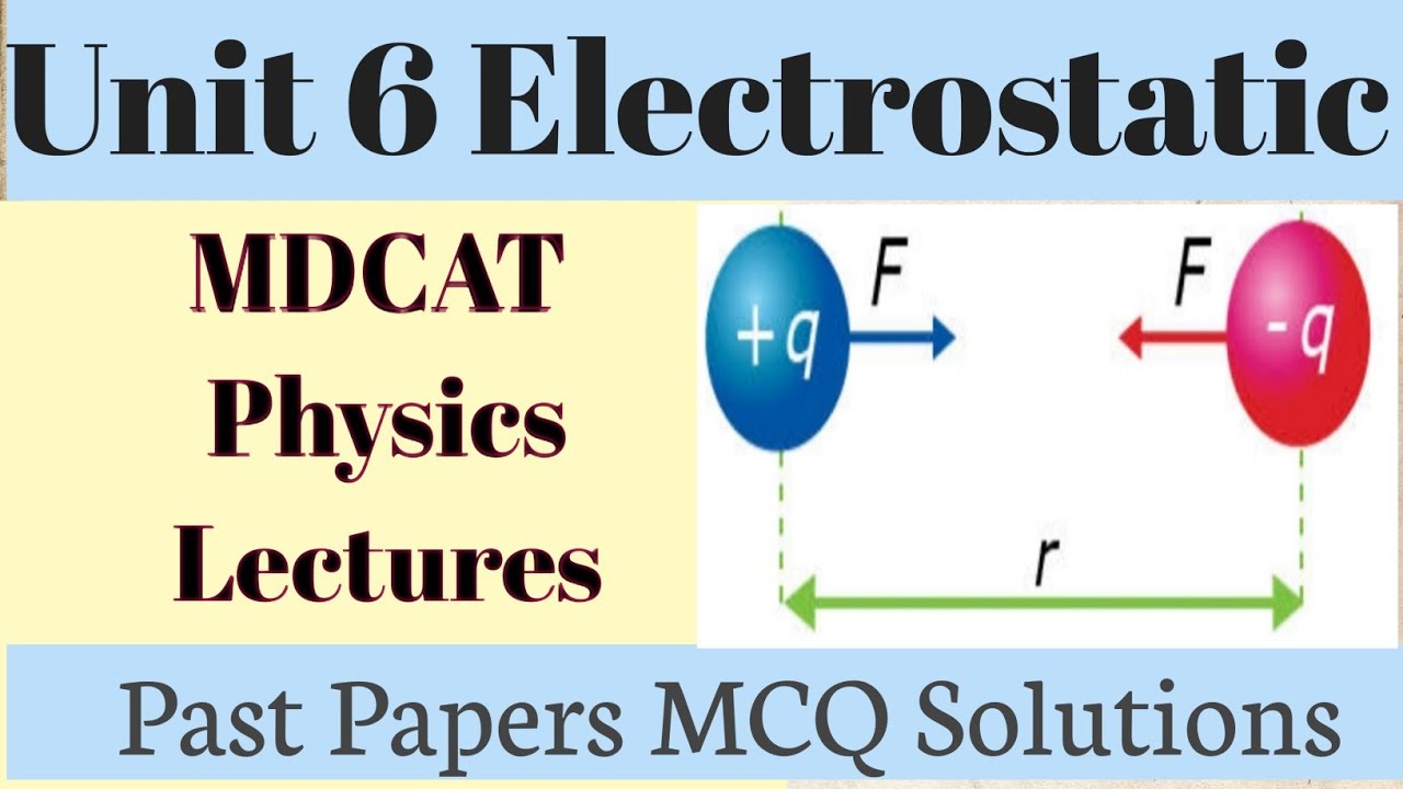 Past Paper MCQS || Electrostatic || MDCAT Physics - YouTube