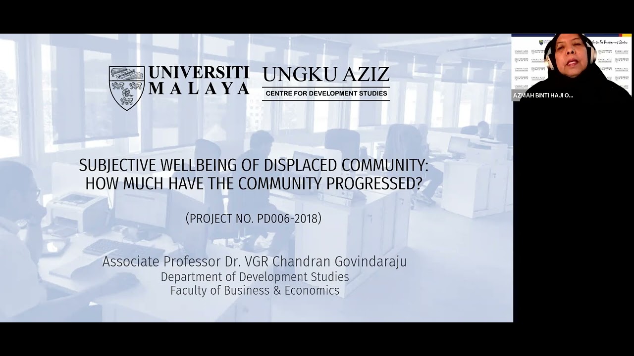 UNGKU AZIZ BROWN BAG WEBINAR SERIES 3/2021 BY ASSOC. PROF. DR CHANDRAN ...