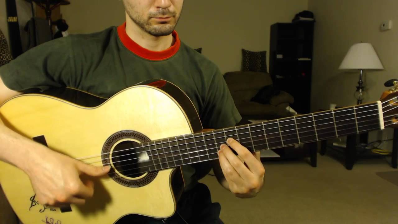 Flamenco Tremolo exercise with harmony - YouTube