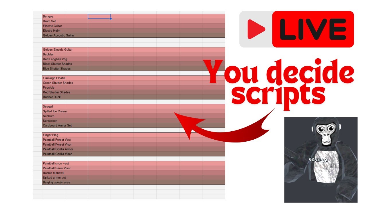 Writing gorrila tag scripts with viewers - YouTube