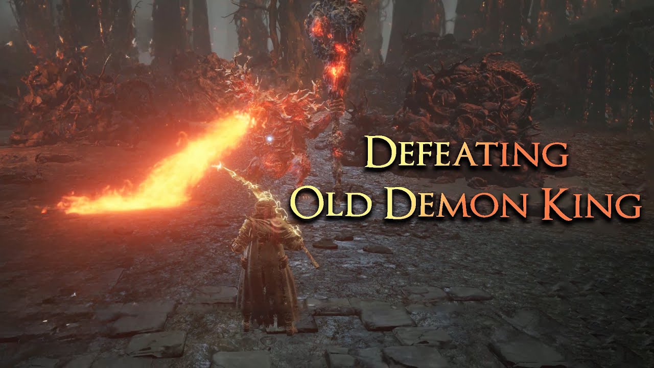 Defeating The Old Demon King in Darksouls 3 - YouTube