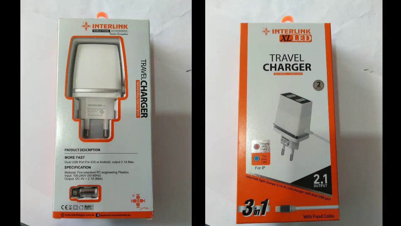 Interlink Charger XL LED. 3in1. - YouTube