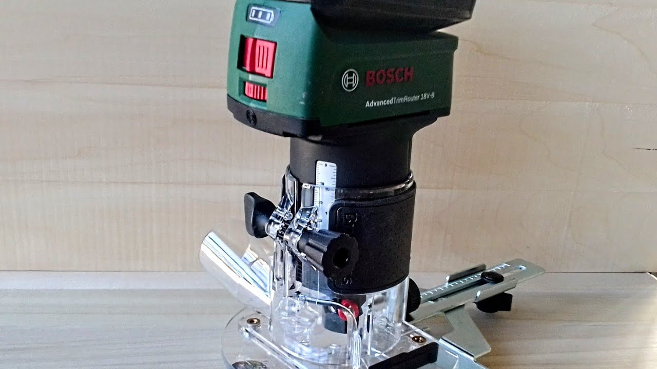 Bosch Advanced Trim router 18, rifilatore (aggiornamento). - YouTube