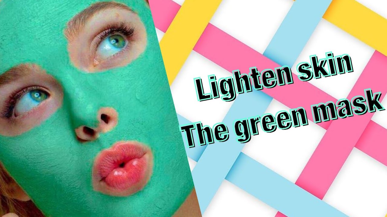 New🦚Lighten the skin quickly at home... the green mask... amazing ...