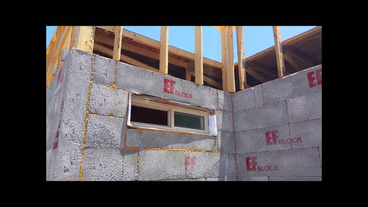 EF Block -ICF- Alternative Building Block- Cummings resd No 4 - YouTube