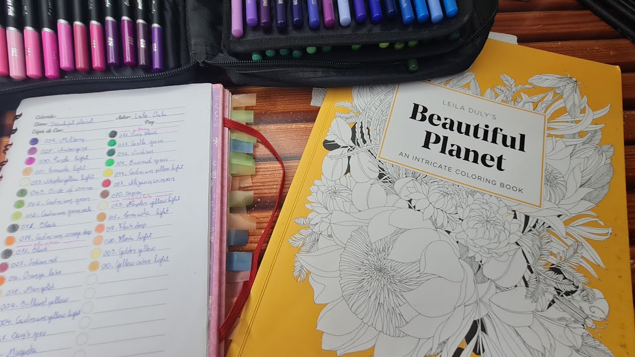🔴LIVE🔴 COLORINDO FOLHAS com lápis de cor Castle Art no livro Beautiful ...