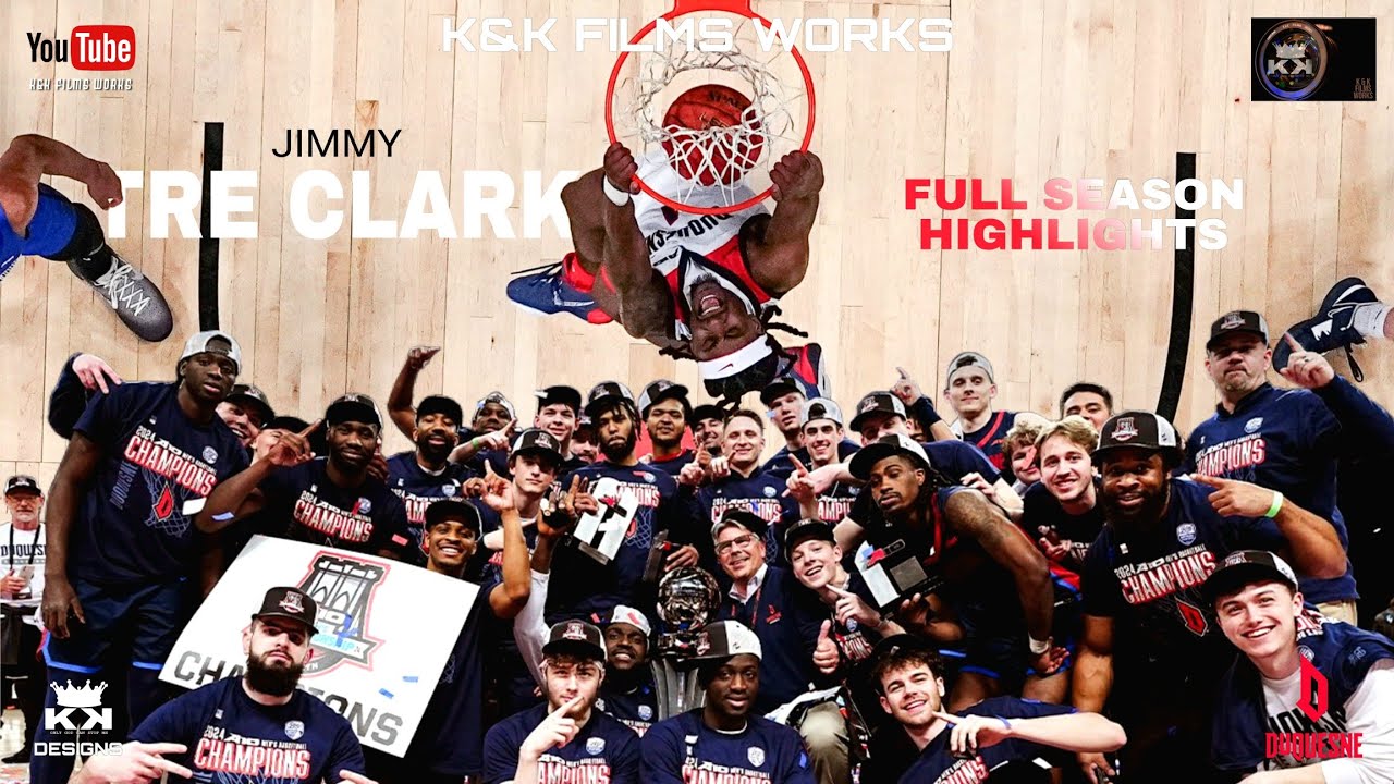 Jimmy Tre Clark III NCAA Full Senior Season Highlights + March Madness ...