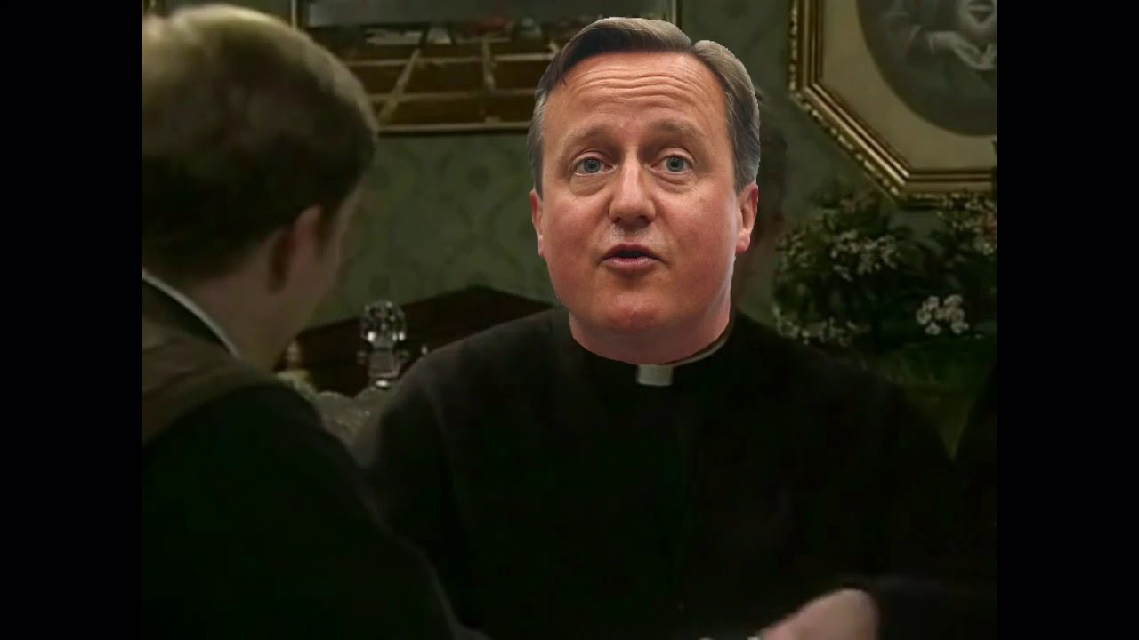 David Cameron on Father Ted - That money was just resting in my account ...