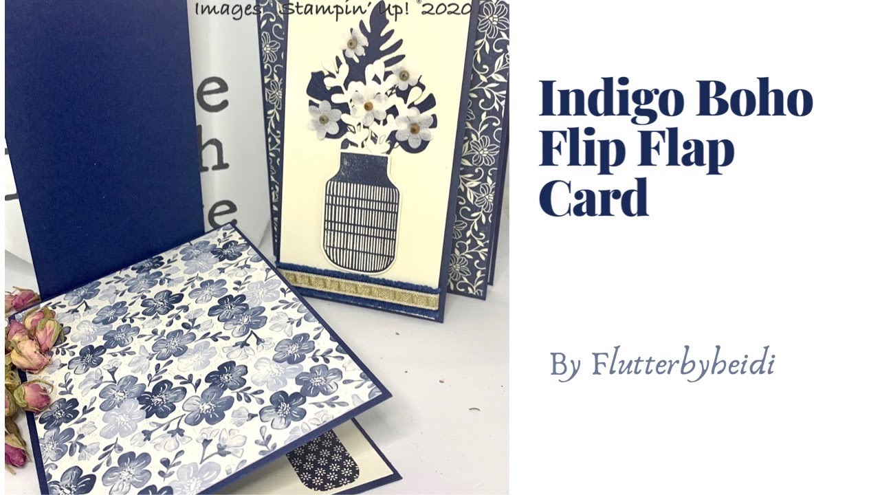 Fun Fold #106 How to make a Flip Flap fold card using Stampin' Up! Boho ...