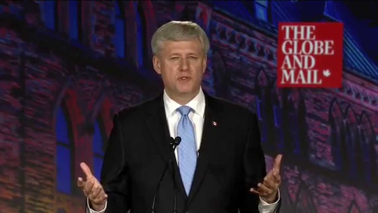 Stephen Harper lists the accomplishments of his Conservative government ...
