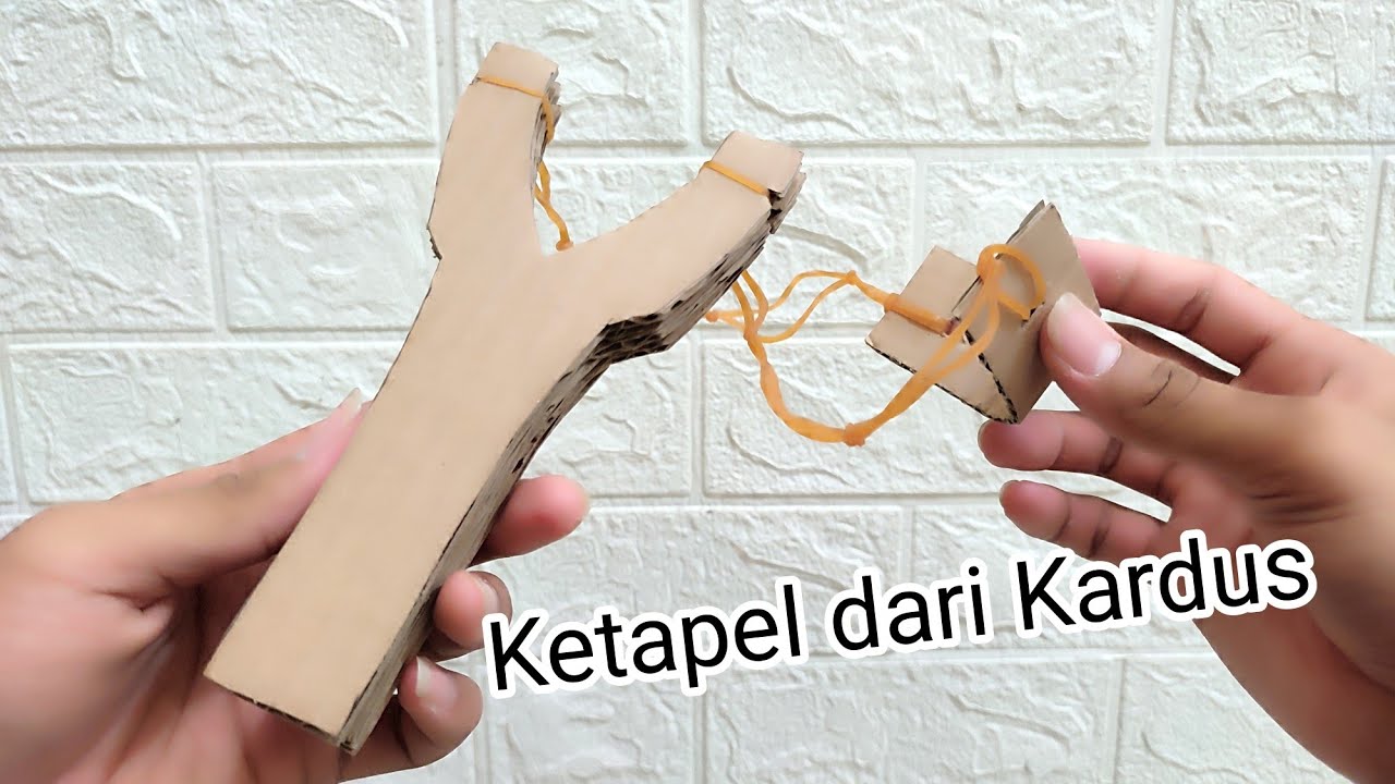 Cara Membuat Permainan Ketapel dari Kardus | Permainan Tradisional dari ...