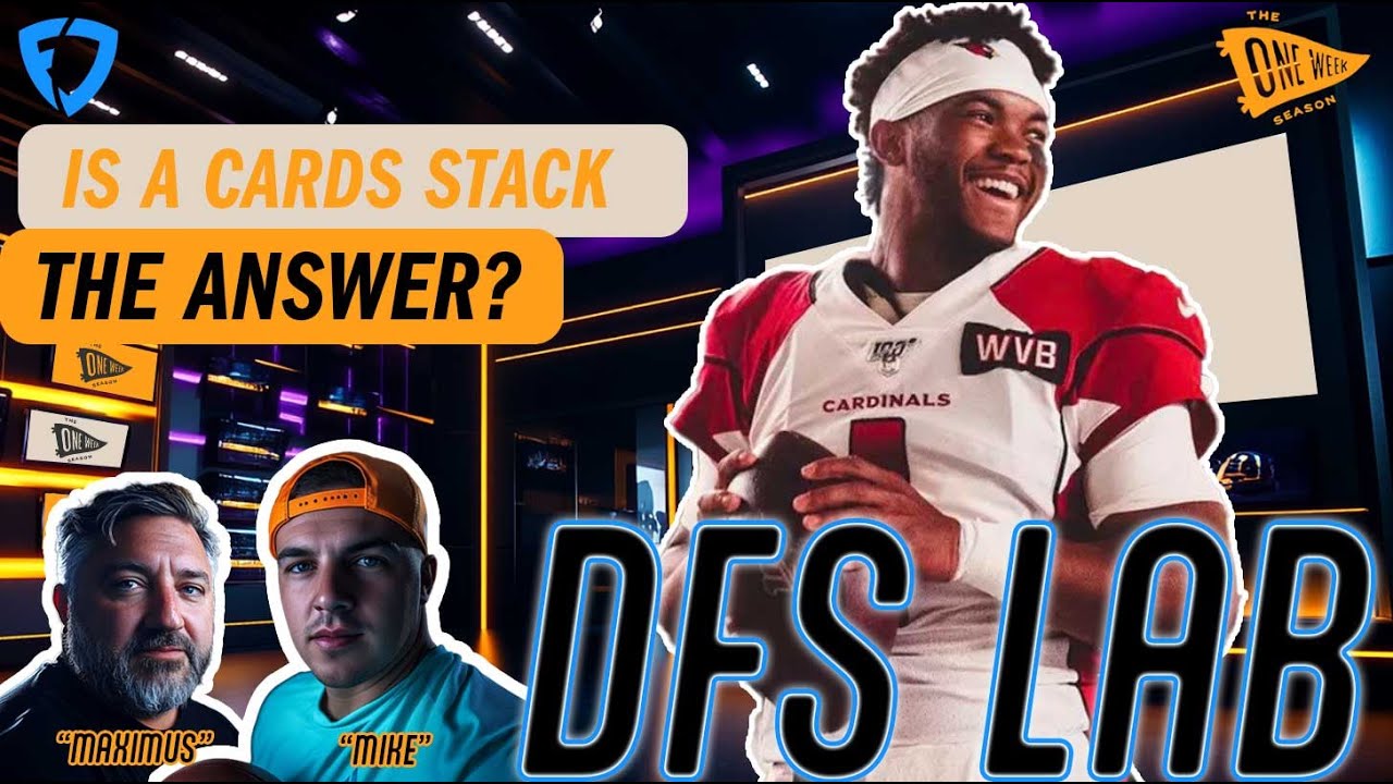 FanDuel NFL DFS Week 12 Strategy | Kyler Murray & Cardinals Stack w ...
