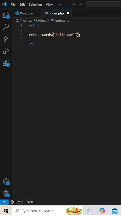 ucwords() function in php #viralshorts #php #shorts #coding - YouTube