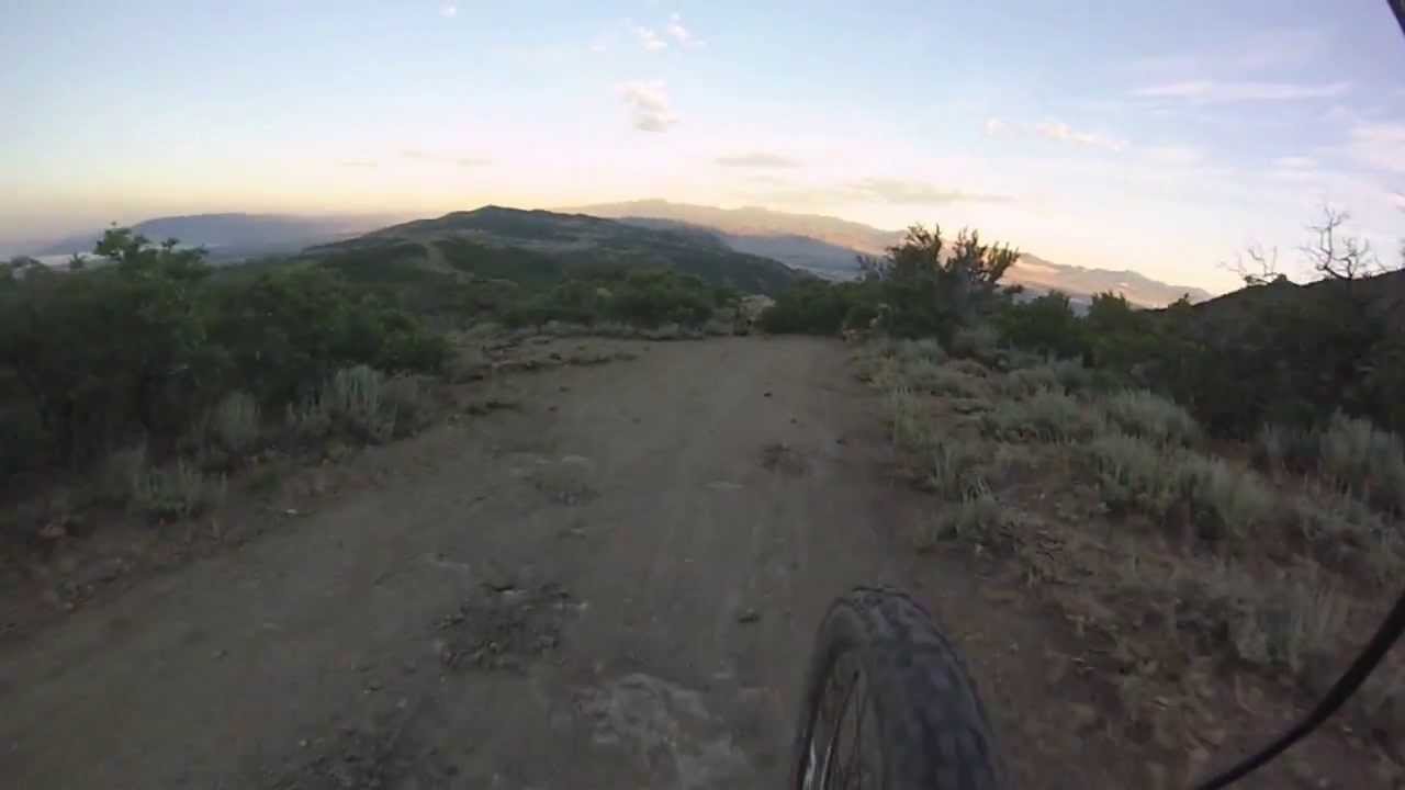 Mountain Biking the Jacobs Ladder Trail, Corner Canyon, Draper, UT ...