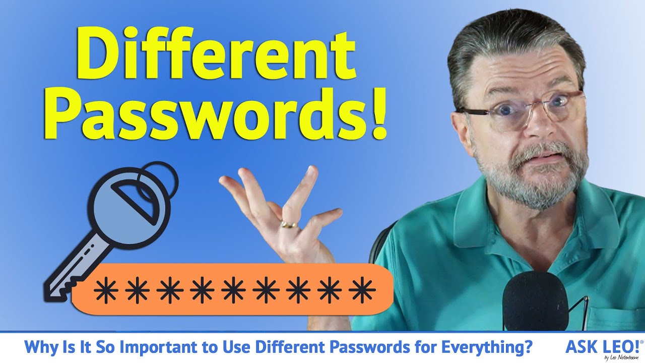 Why Is It So Important to Use Different Passwords for Everything? - YouTube