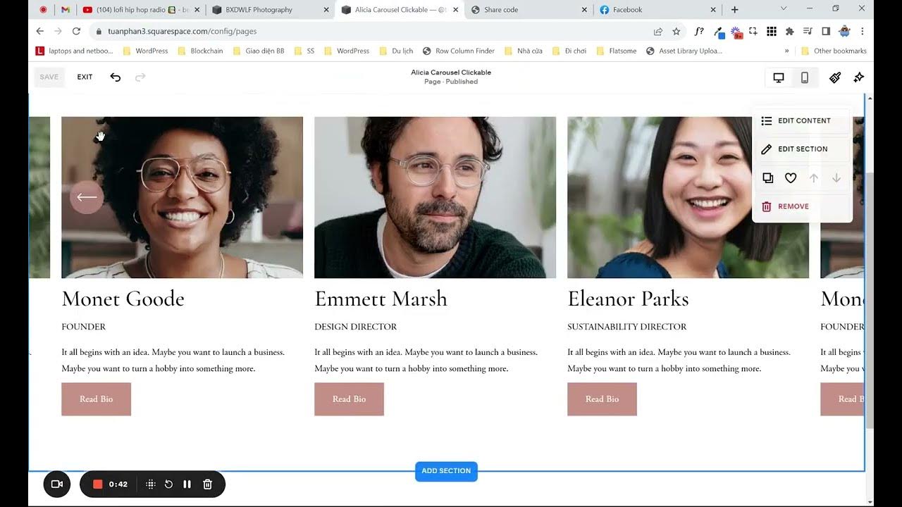 (Squarespace) List Carousel Image Clickable - YouTube