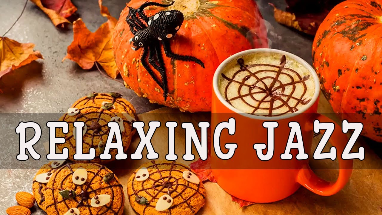 Relaxing Halloween Saxophone Jazz Music 🎃 Spooky Jazz Music in Night ...