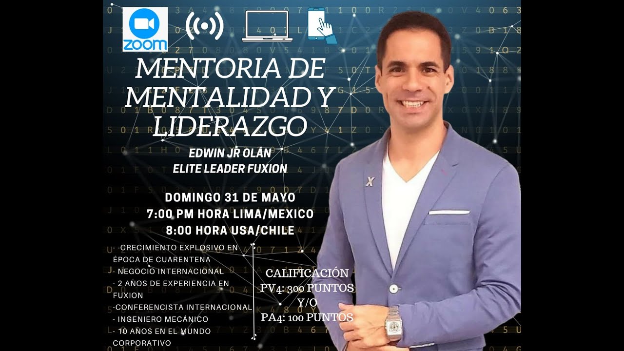 Edwin Jr Olan, Mentoria Vía Zoom - YouTube