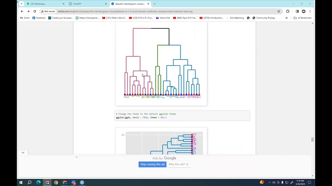 29&31 batch: How to create dendrogram in R - YouTube