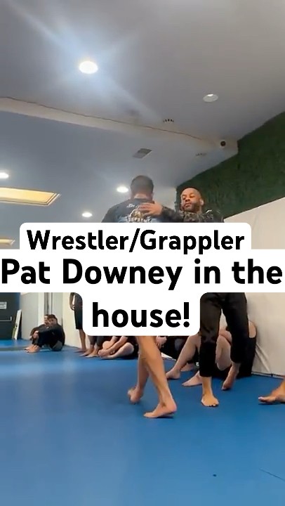 Pat Downey wrestler/grappler came and visited our gym today # ...