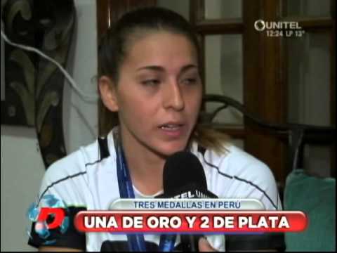 Maria José Ribera: tres medallas en Perú, una de oro y 2 de plata - YouTube
