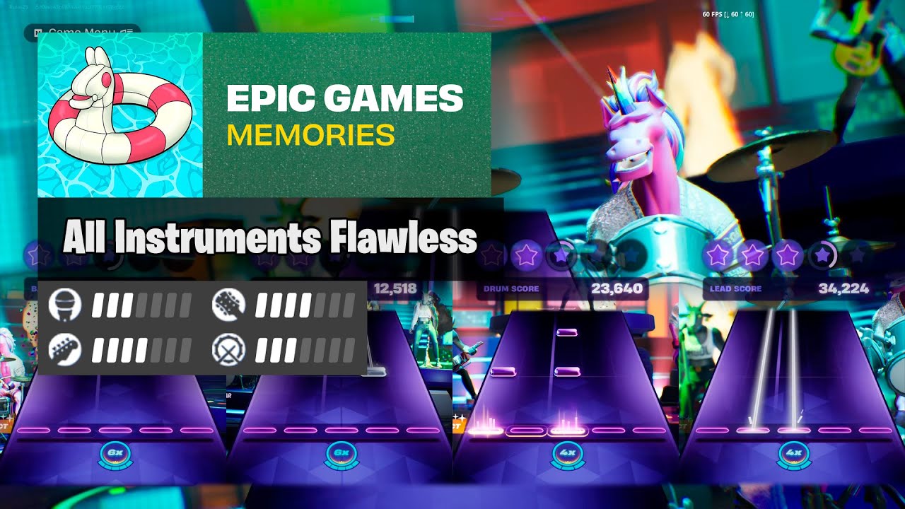 "Memories" - Epic Games | Expert All Instruments Flawless | Fortnite ...