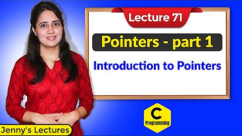 Jennys lectures pointers in c - YouTube