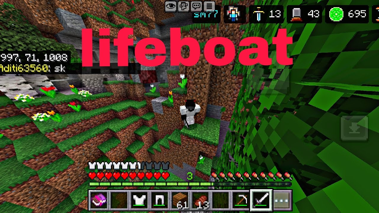 ( Minecraft lifeboat survival mode ) sm77 - YouTube