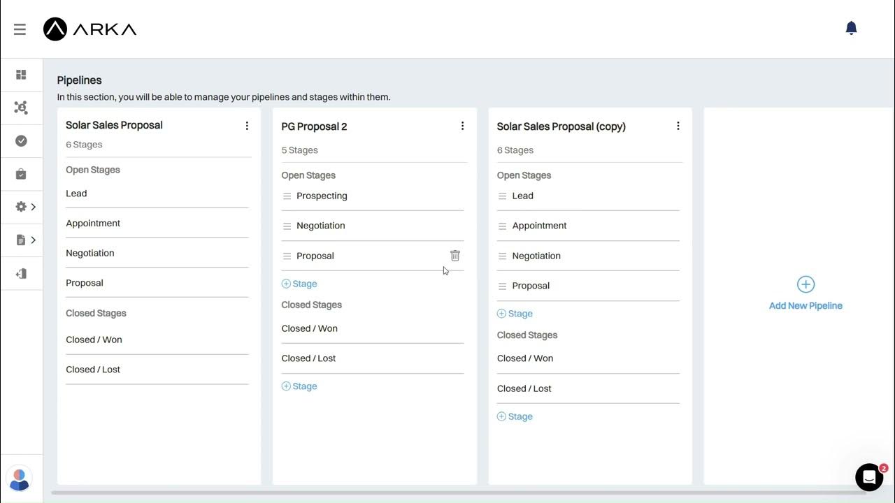 Solar CRM: Pipeline Management | ARKA 360 - YouTube