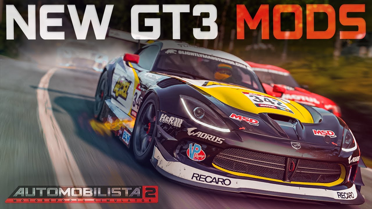 FICTIONAL GT3 MODS For Automobilista 2 - Which one is the best? - YouTube